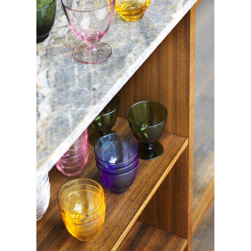 Holmegaard, Flow Vannglass 35 cl amber - Tilbords.no